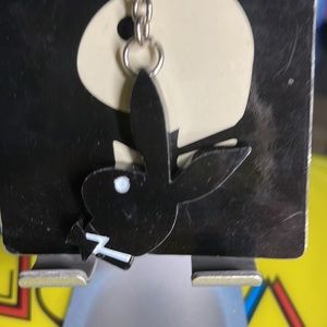 PLAYBOY | Accessories | 205 Playboy Black Logo Keychain Nwt Rare | Poshmark
